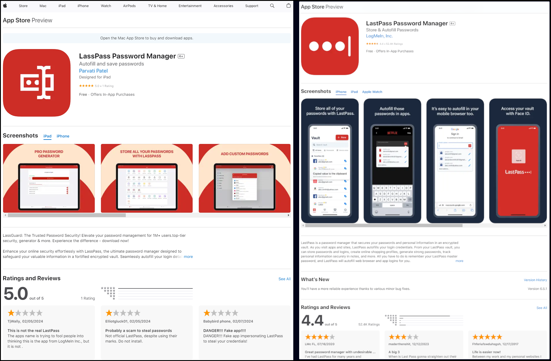 Fake Lastpass Password Manager App Appears On Apples App Store Restoreprivacy